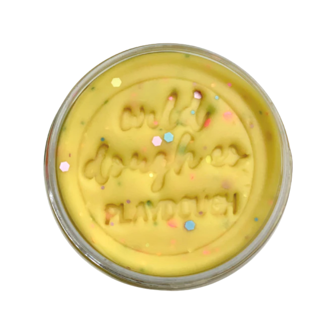 Wild Dough - Glitter Pastel Playdough - Sunshine Lollipop | Cambrelle's