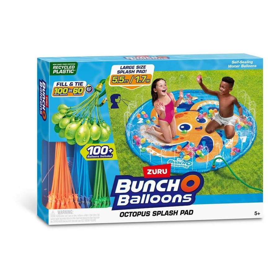 Zuru Bunch of Balloons Octopus Splash Pad with 100 Water balloons ...