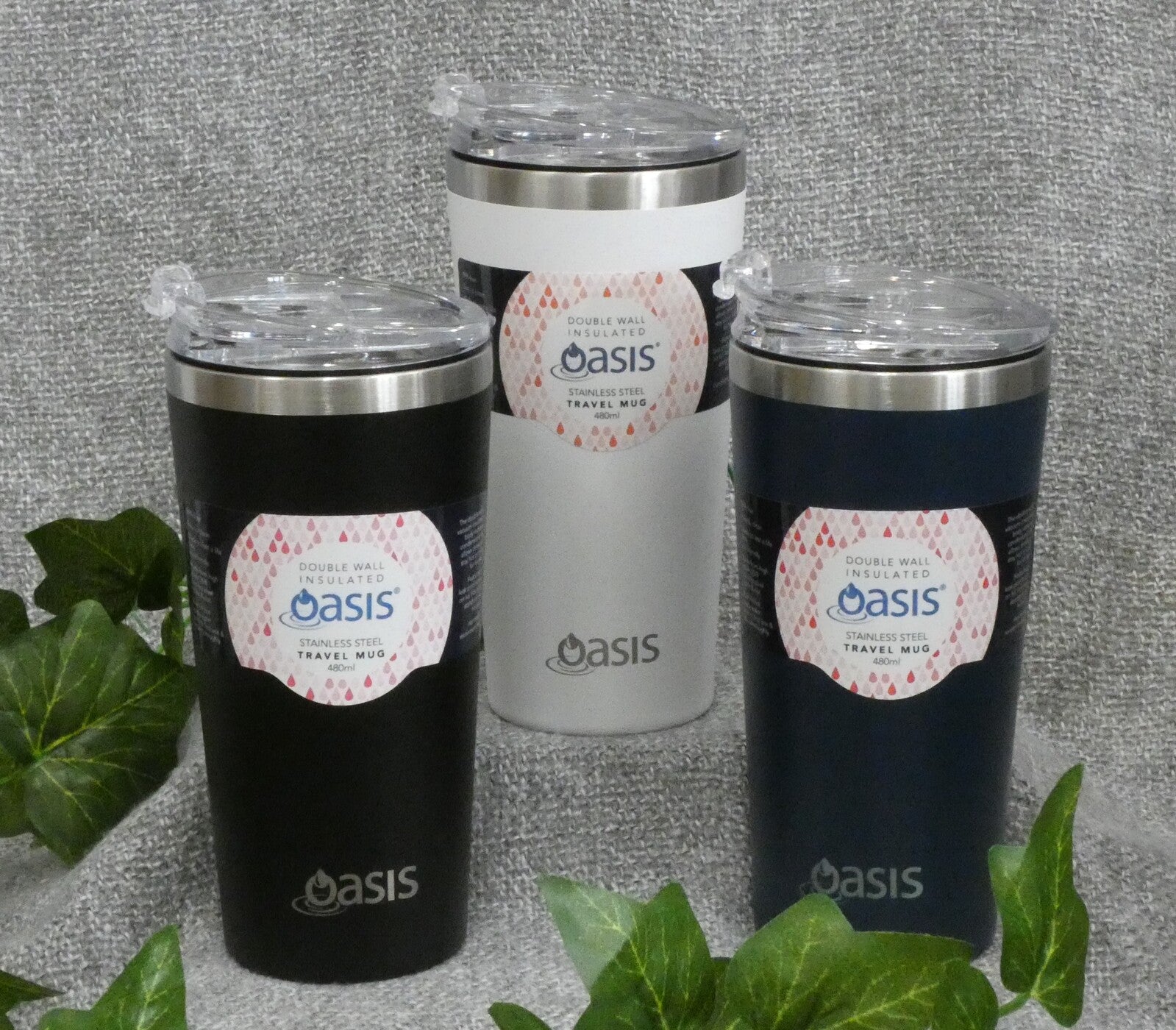 Oasis Double Wall 480ml Travel Mug | Cambrelle's